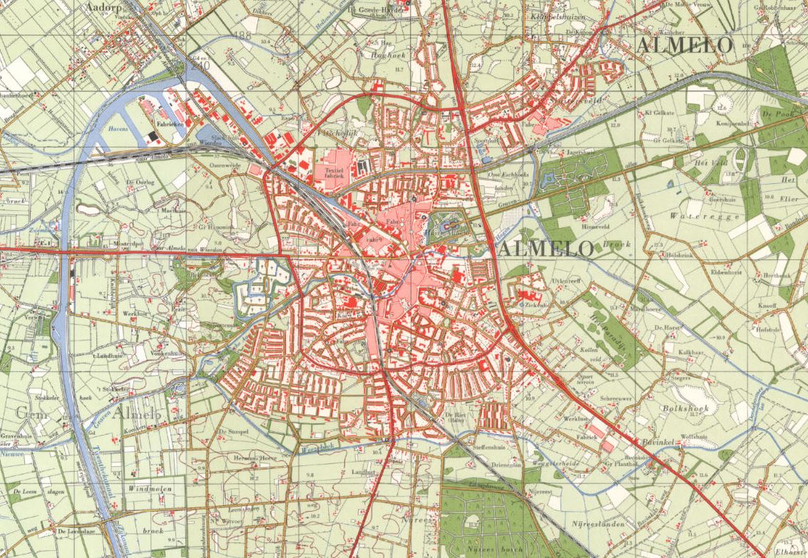 Gaaf om te zien: zo groeide Almelo in 200 jaar tijd - indebuurt Almelo