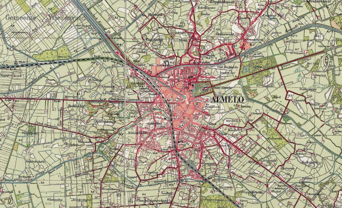 Gaaf om te zien: zo groeide Almelo in 200 jaar tijd - indebuurt Almelo