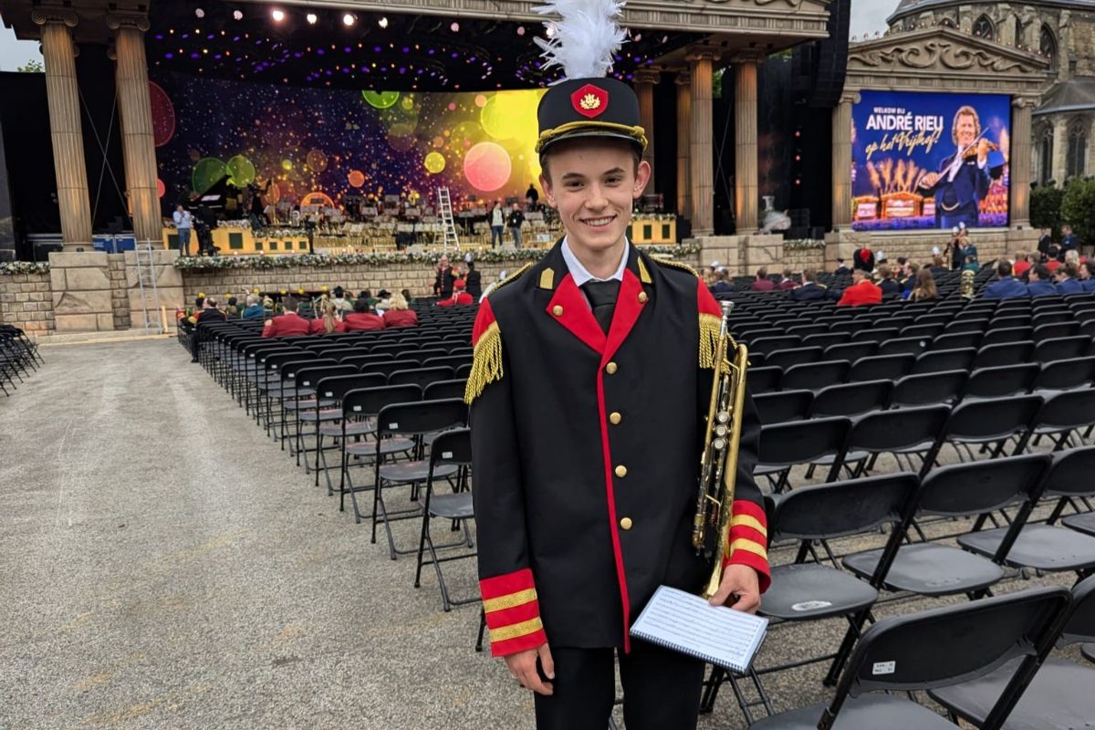 Aaron (17) speelt trompet bij André Rieu op het Vrijthof: ‘Geweldig om ...