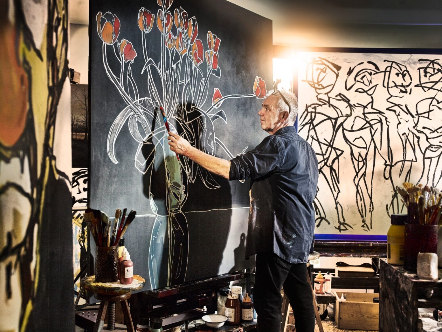 Binnenkijken bij kunstenaar Robert Boon in Leusden: 'Tijdens het ...