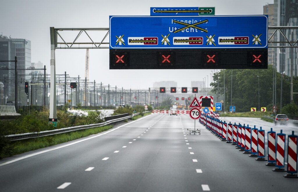 Let op! A10 Zuid richting Schiphol dit weekend dicht!