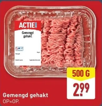 Gemengd gehakt € 2,99 - indebuurt Amsterdam