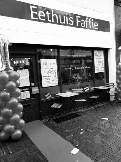 Eethuis Faffie, genieten van Chinese en Surinaamse gerechten