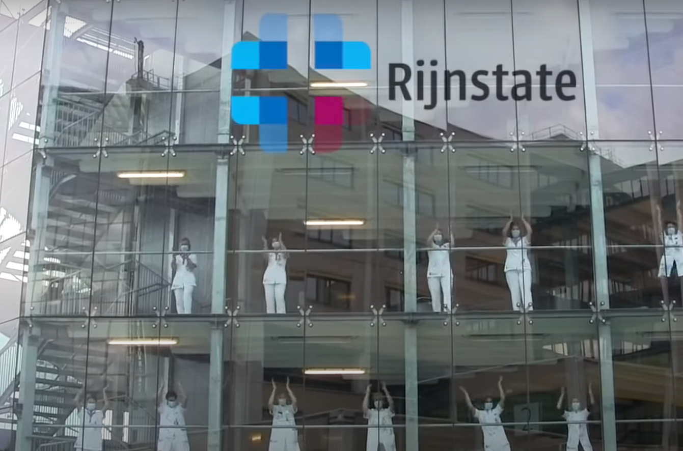 [VIDEO] Hier word je vrolijk van: personeel Rijnstate danst de ...