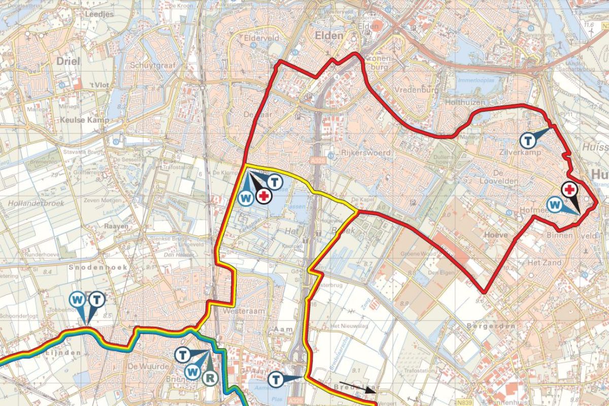 Deze wegen in Arnhem zijn afgesloten vanwege Nijmeegse 4Daagse