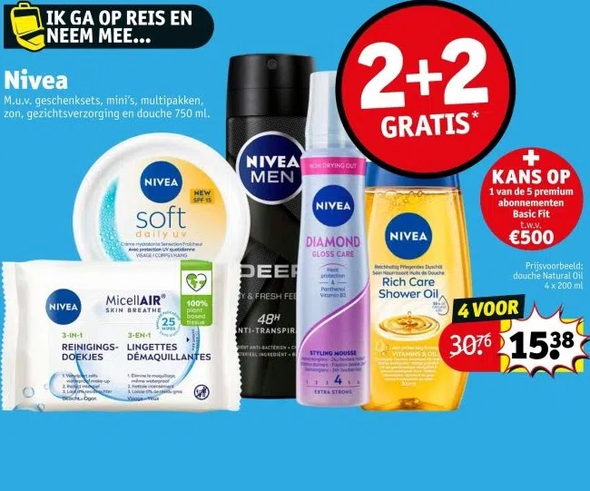 Nivea van € 30,76 voor € 15,38 - indebuurt Arnhem