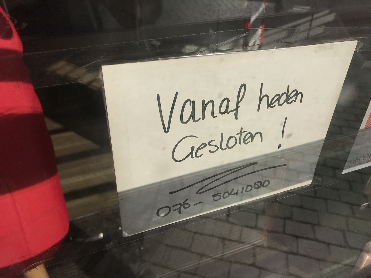 O nee! Deze bekende Bergse zaak is gesloten - indebuurt Bergen op Zoom