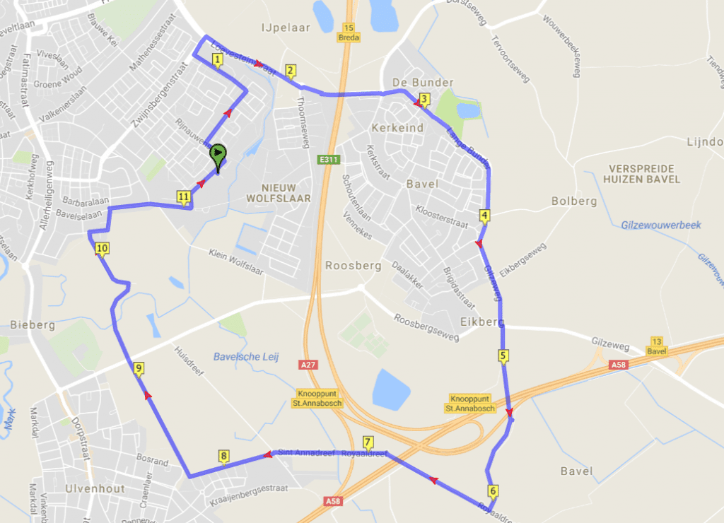 5 x hardlooproutes in Breda van 10 kilometer of meer - indebuurt Breda