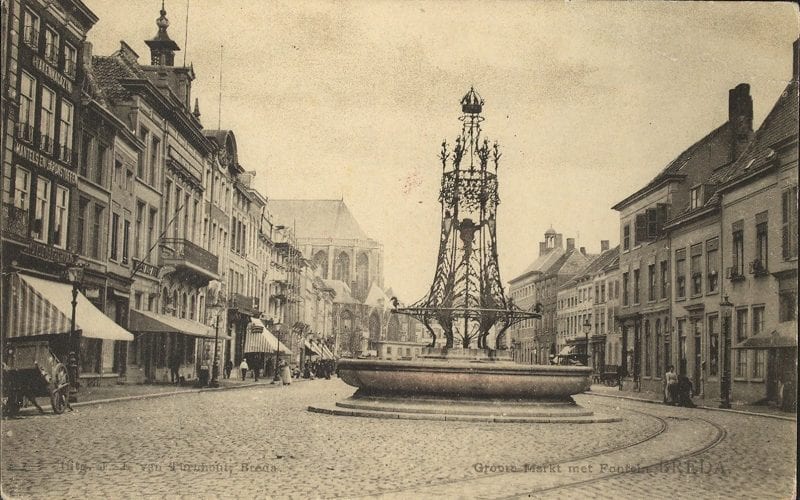 Toen in: zo zag de Grote Markt Breda er vroeger uit - indebuurt Breda