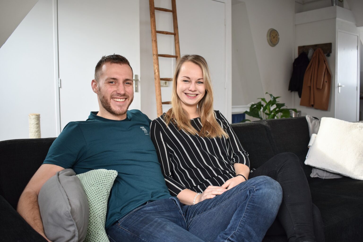Binnenkijken bij Eline en Robin: 'We kijken uit over de singels ...