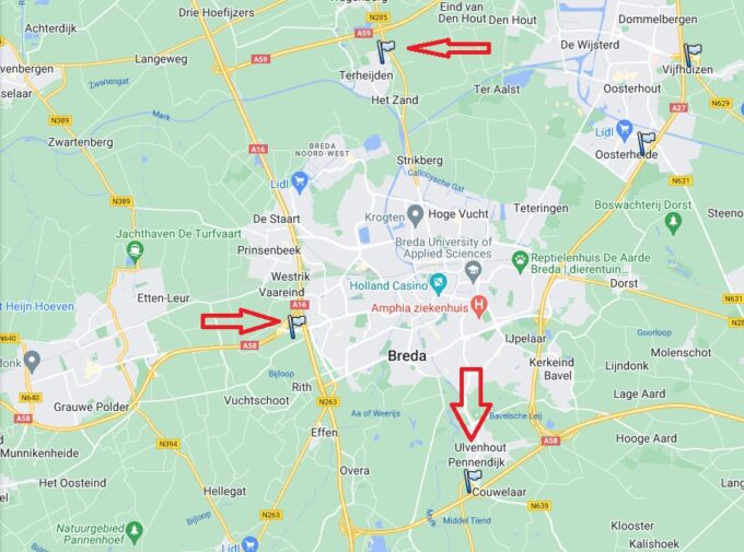 Goedkoop naar het werk: op deze pleinen bij Breda kun je carpoolen ...