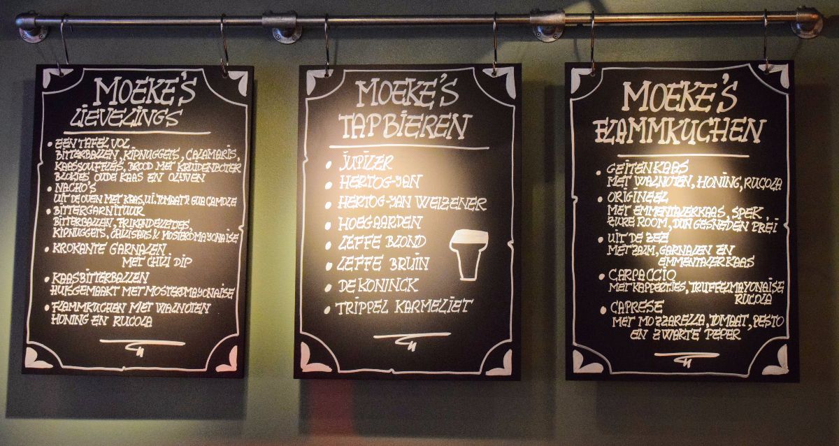 'Moeke' is overal bij het nieuwe Grand Café Moeke Delft