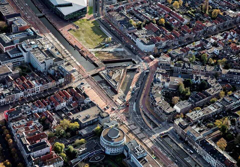 Op deze luchtfoto's zie je hoeveel Delft de laatste tijd is veranderd ...