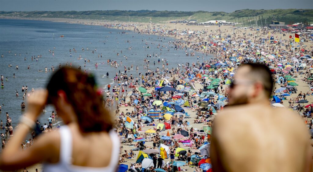 Dagje strand vanuit Delft? Zo zie je thuis al hoe druk het is ...