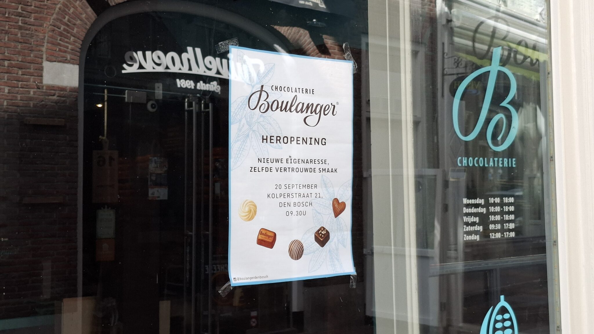 Gespot! Chocolaterie Boulanger in Den Bosch heeft een nieuwe eigenaar ...