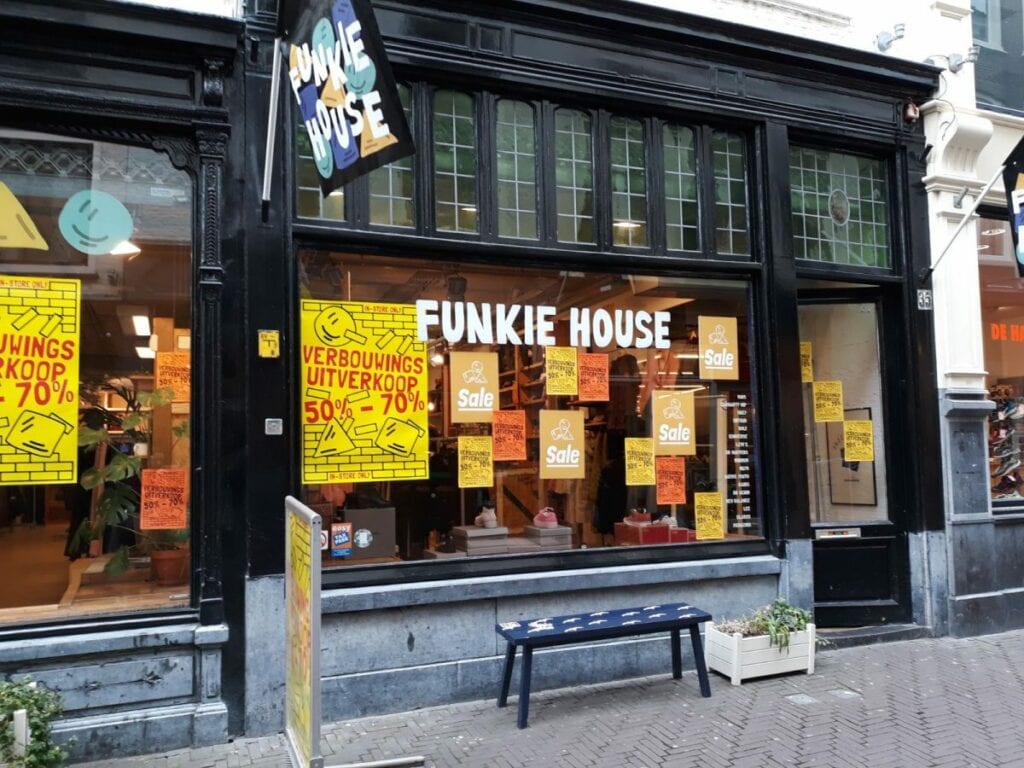 Funkie House krijgt een make-over en verkoopt alles met hoge kortingen ...