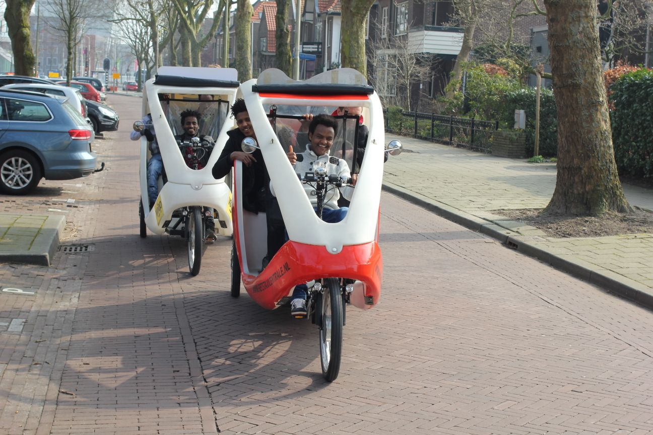 Nieuw in Den Haag: met de fietstaxi door de stad - indebuurt Den Haag