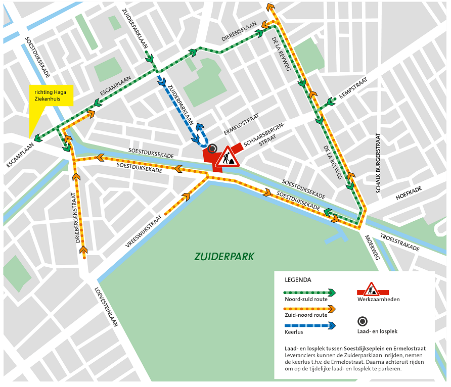 Let op: Dit kruispunt is de hele zomer volledig afgesloten - indebuurt Den Haag