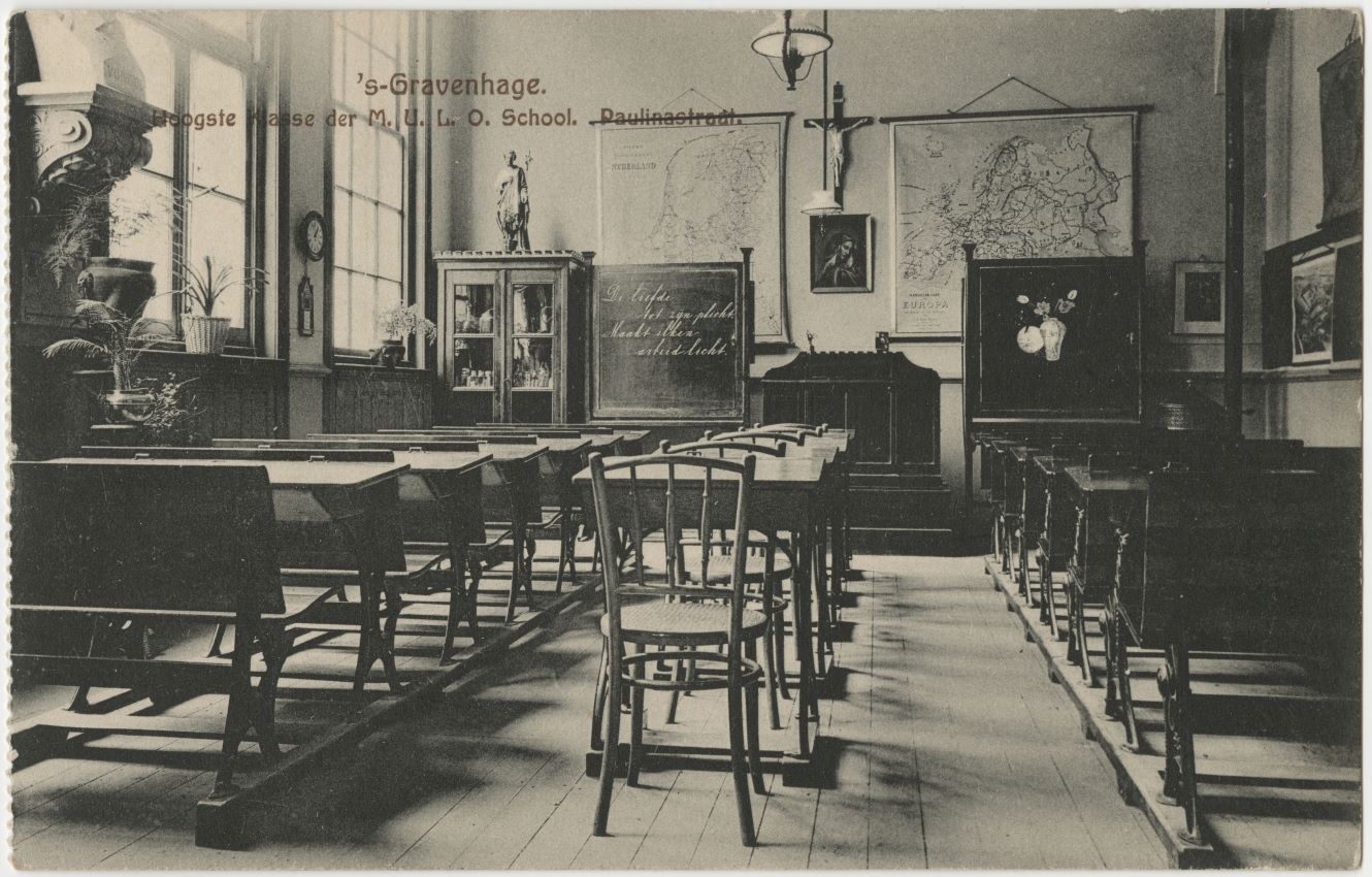 Oude foto's: Haagse schoollokalen van 1910 tot nu - indebuurt Den Haag