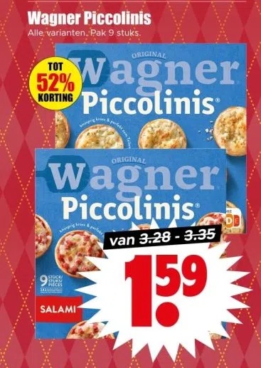 Wagner Piccolinis van € 3,35 voor € 1,59 - indebuurt Deventer