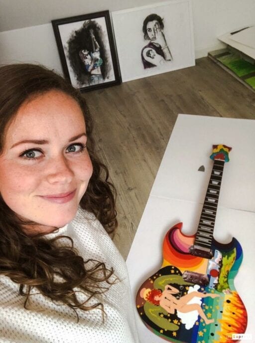 Waarom de getalenteerde Nicole muzikant Jett Rebel vaak portretteert: