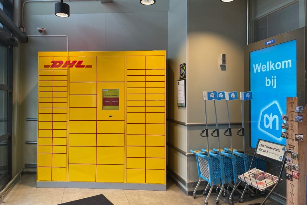 Pakketautomaten PostNL en DHL