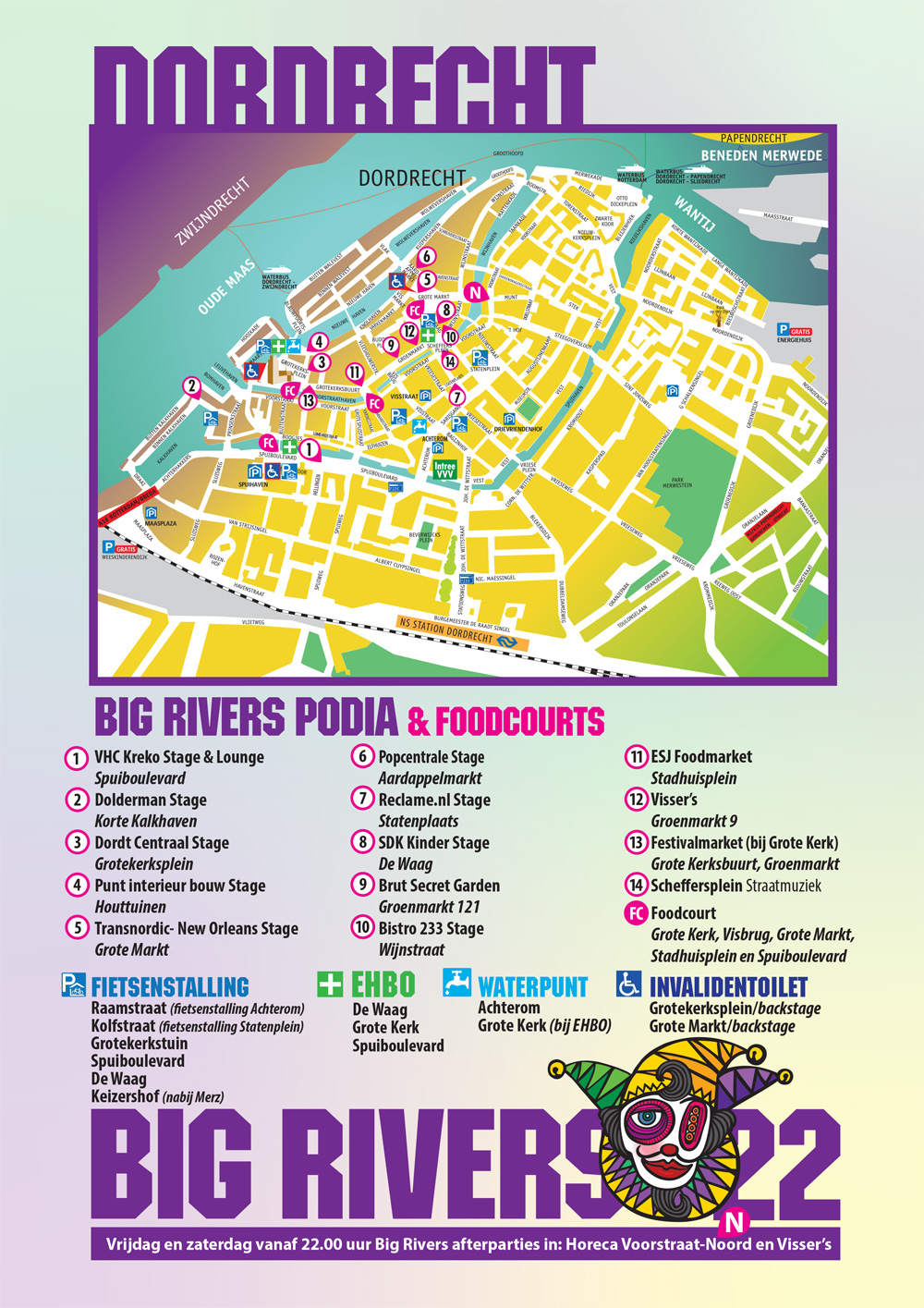 Big Rivers 2022: dit is de plattegrond - indebuurt Dordrecht