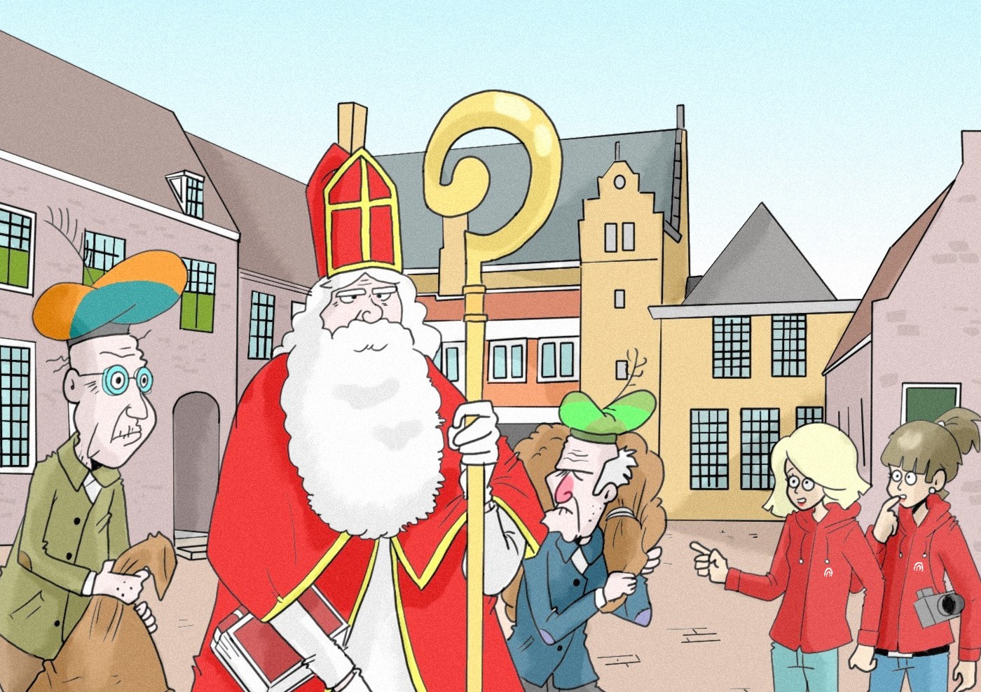 Cartoon! Ook Sinterklaas heeft personeelstekort - indebuurt Dordrecht