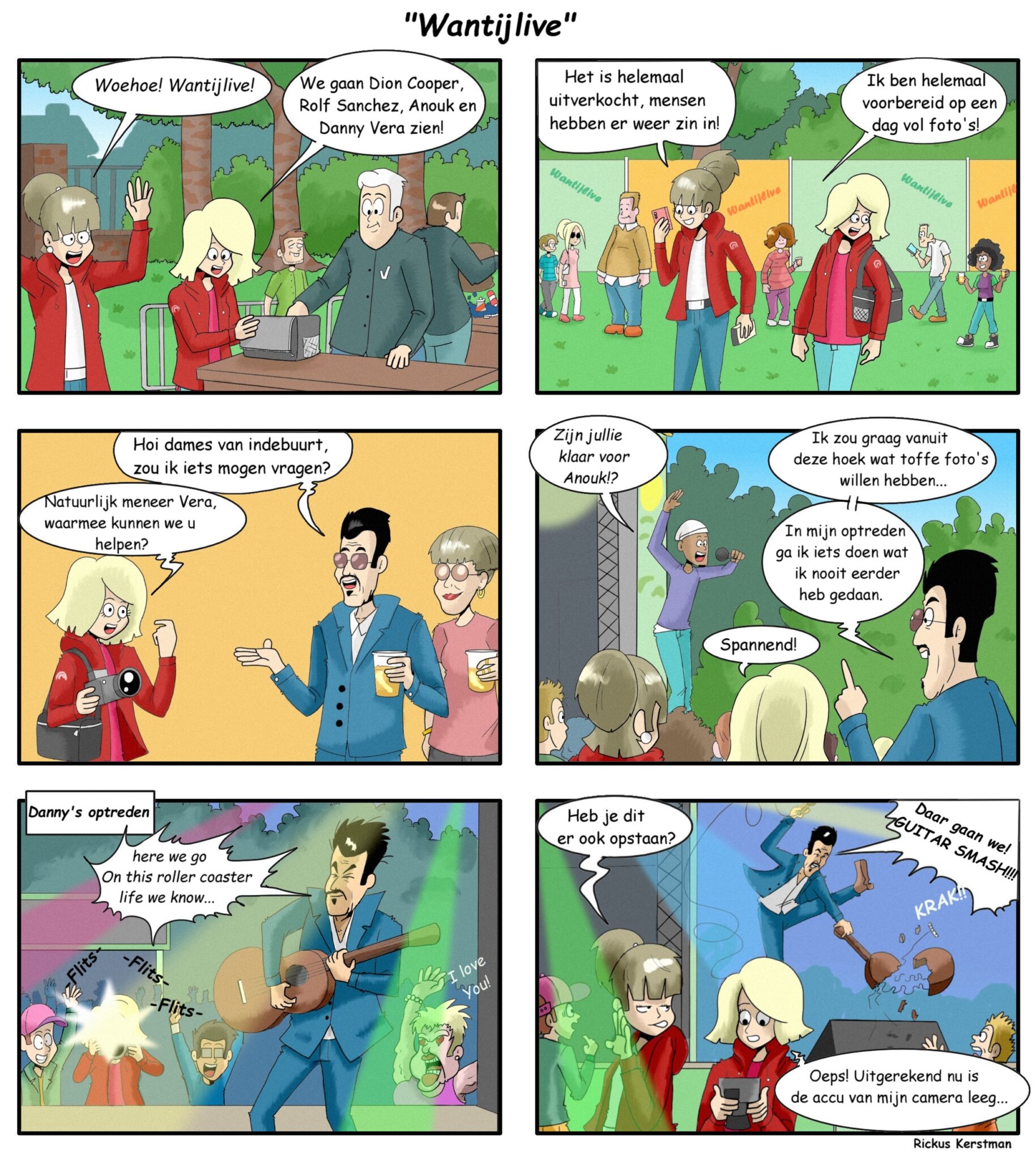 Cartoon! Een avond vol verrassingen bij Wantijlive - indebuurt Dordrecht