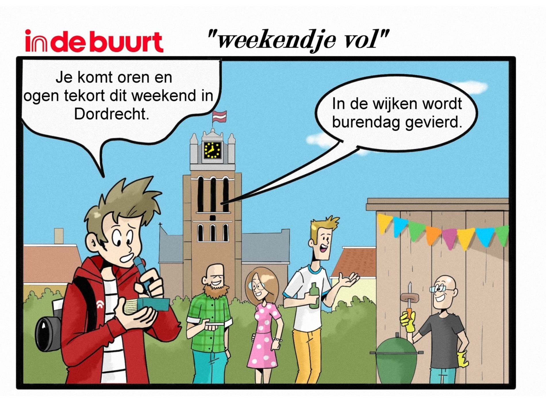 Cartoon! Saaie weekenden bestaan niet in Dordrecht - indebuurt Dordrecht