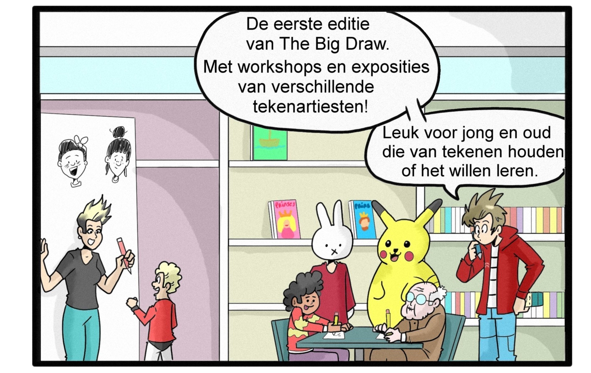 Cartoon! Saaie weekenden bestaan niet in Dordrecht - indebuurt Dordrecht