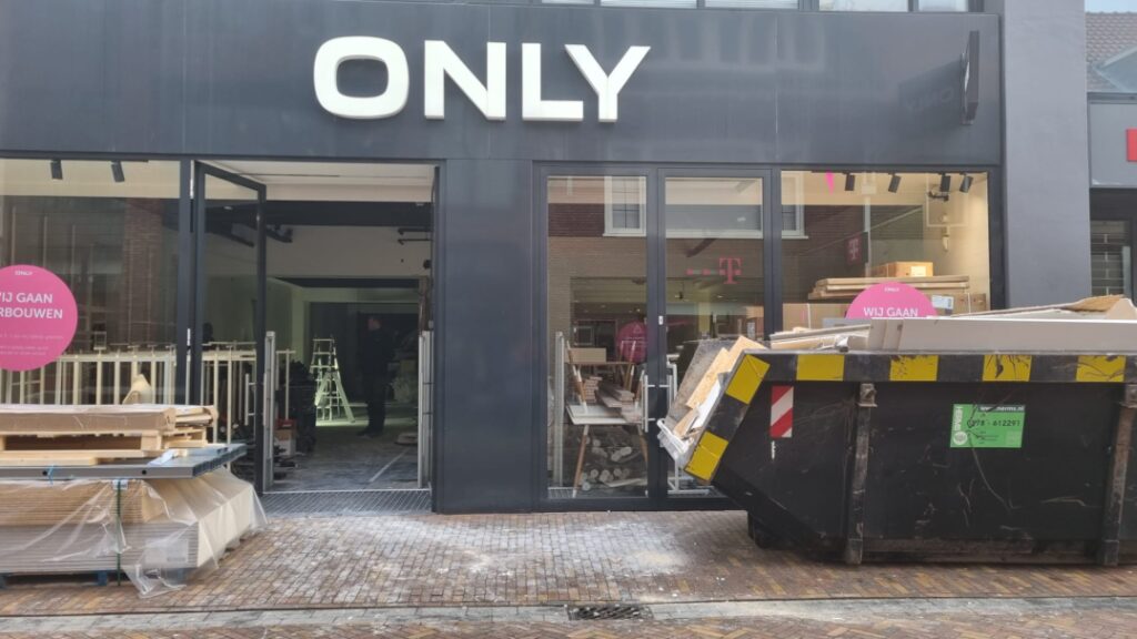 Only gaat verbouwen: op deze dag is de winkel weer open - indebuurt Ede