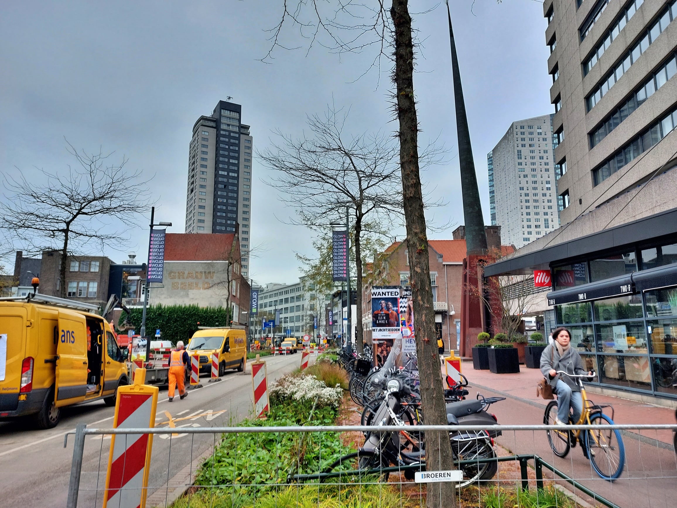 Er komen nieuwe verkeerslichten in het centrum en dit merk je ervan