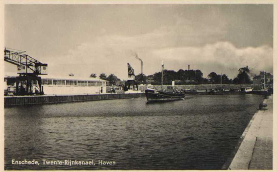 Toen in: zo zag de Enschedese haven er vroeger uit
