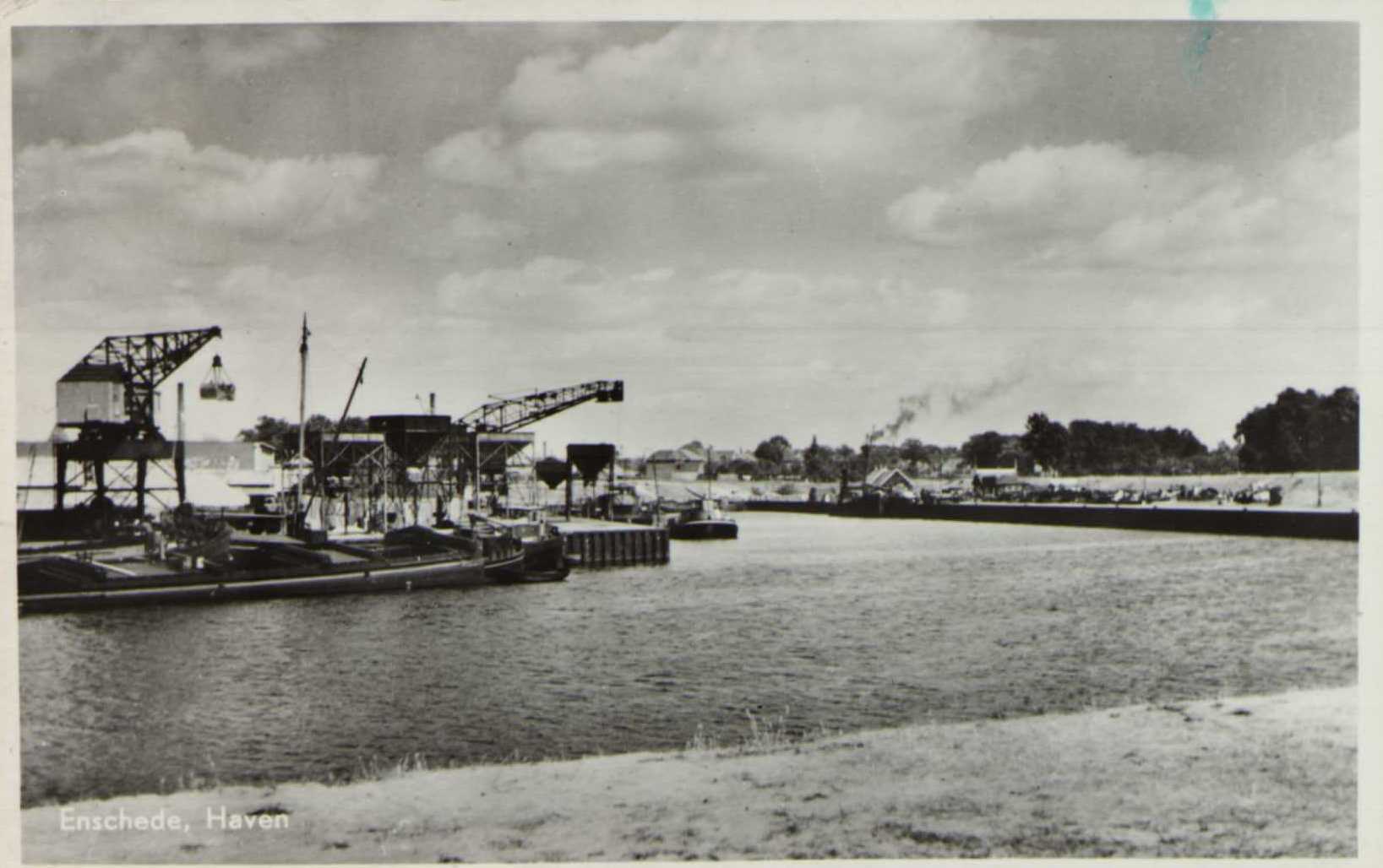 Toen in: zo zag de Enschedese haven er vroeger uit