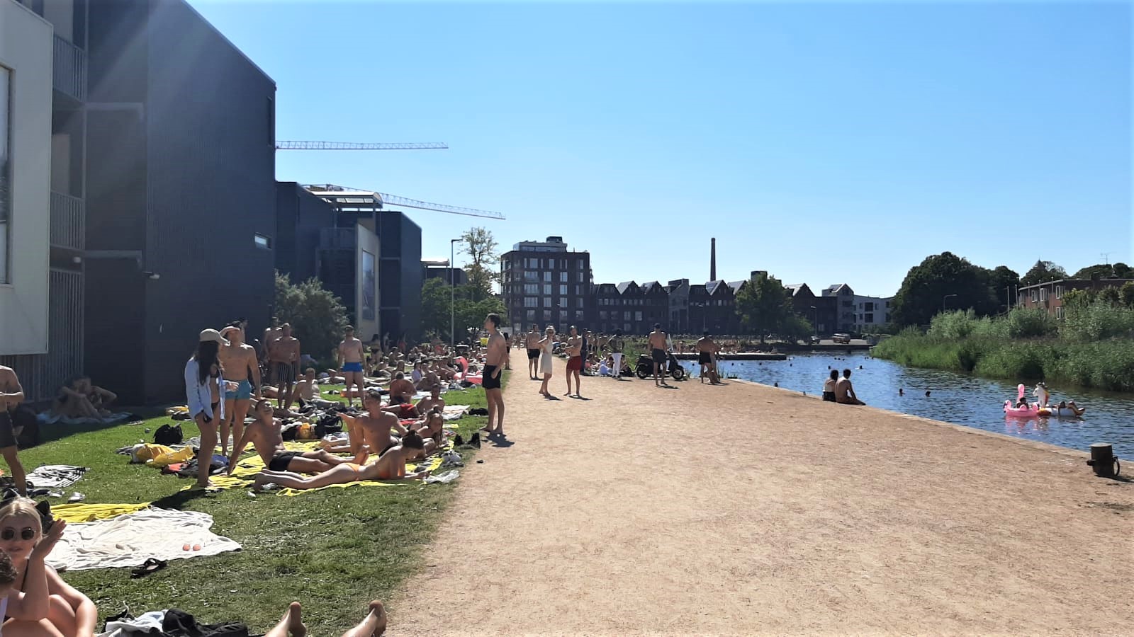 Wel of niet zwemmen bij het stadsstrand: dit is het advies