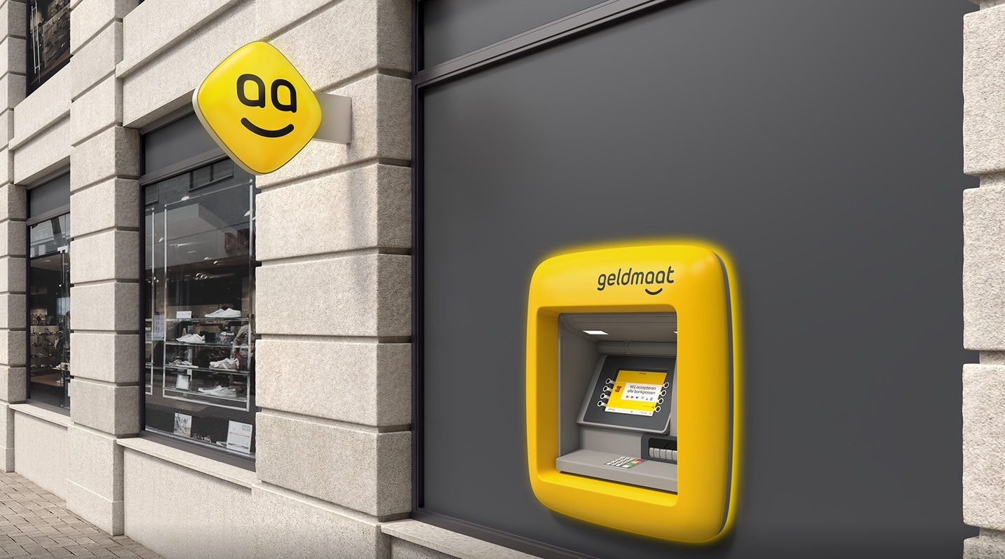 De pinautomaat verandert in een knalgele Geldmaat en dit is wat je ...