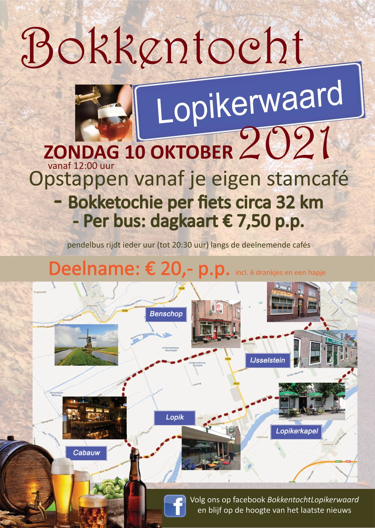 Uittip voor bierfans! Bokkentocht 2021 door Lopikerwaard - indebuurt ...
