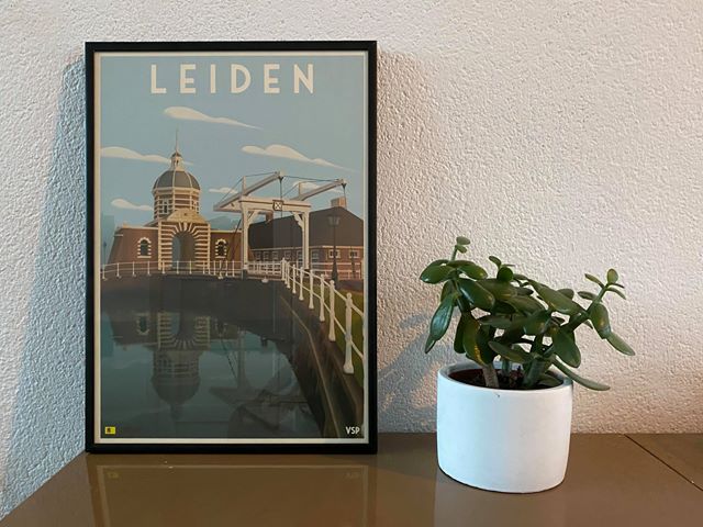 Laatste kans: win deze vette Leidse vintageposter - indebuurt Leiden