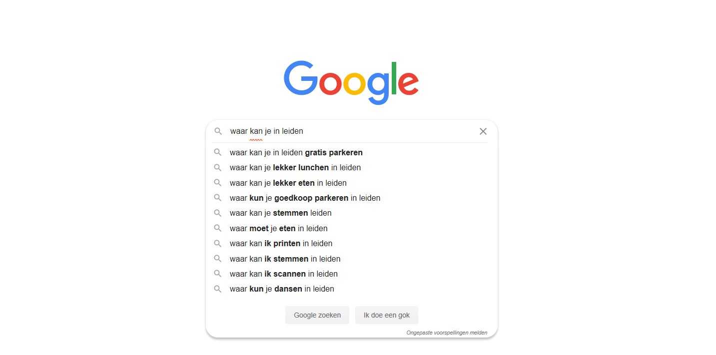Hé Google! Wat zijn de 5 meest gegoogelde vragen over Leiden ...