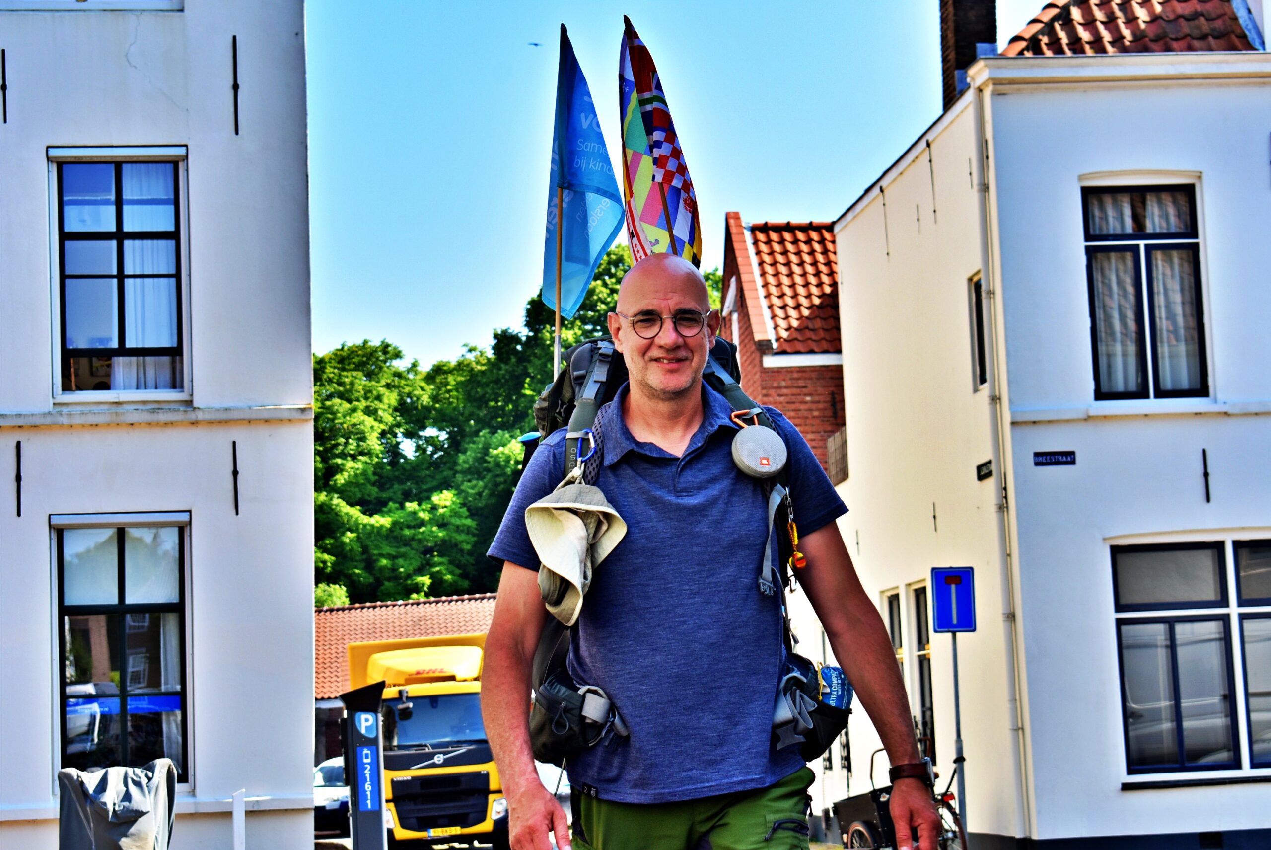 André wandelt in 80 dagen Nederland rond: "Tot nu toe heb ik nog geen ...