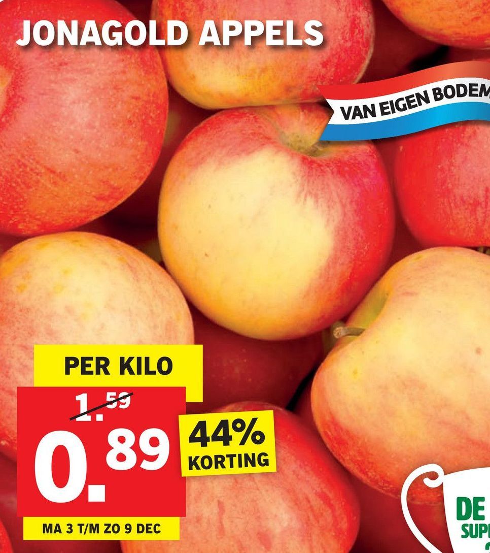 Jonagold Appels - indebuurt Nijmegen