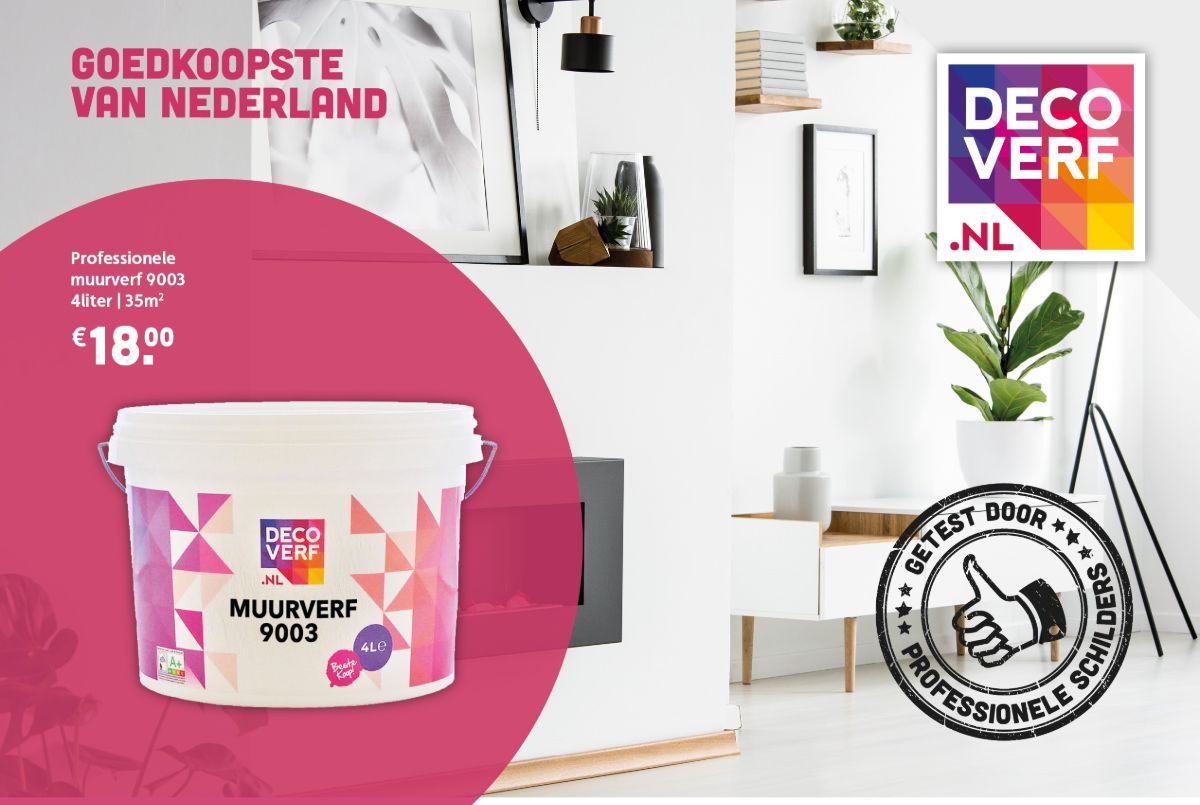 De goedkoopste professionele muurverf van Nederland - indebuurt Nijmegen