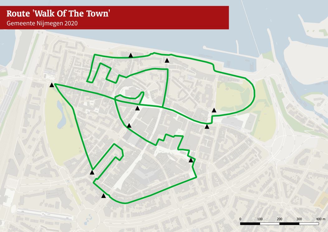 Dit is waarom er nu een groene lijn dwars door de Nijmeegse binnenstad ...