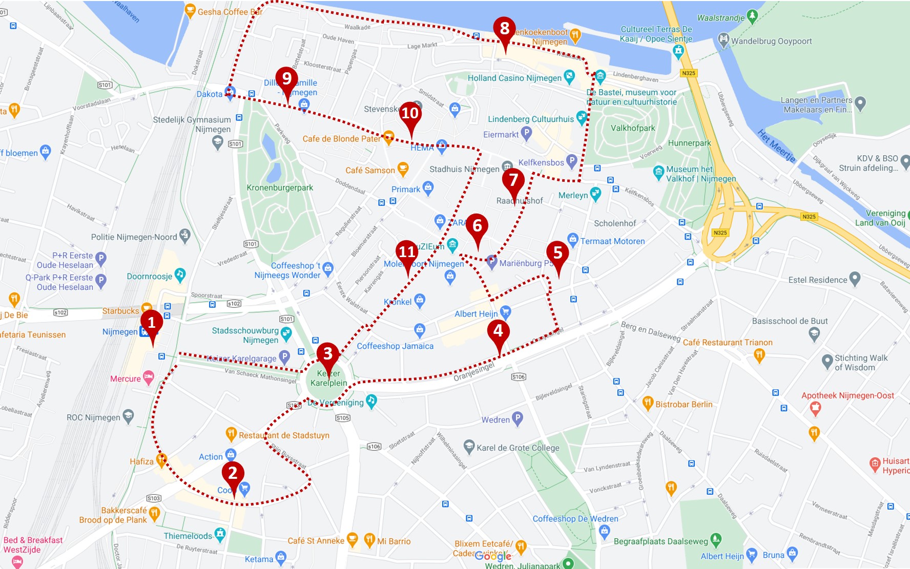 Nijmegen in kerstsferen: deze route brengt je langs de mooist versierde ...