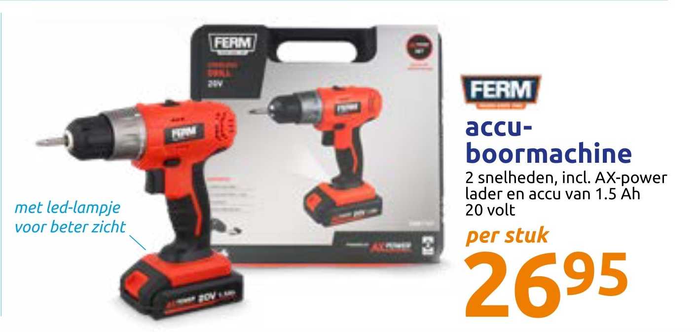 Accu boormachine €26.95 - indebuurt Nijmegen