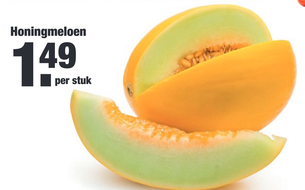 Honingmeloen € 1,49 - indebuurt Nijmegen