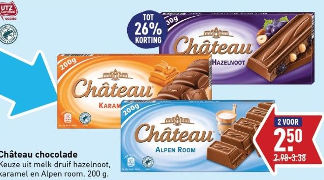Château chocolade € 2,50 - indebuurt Nijmegen