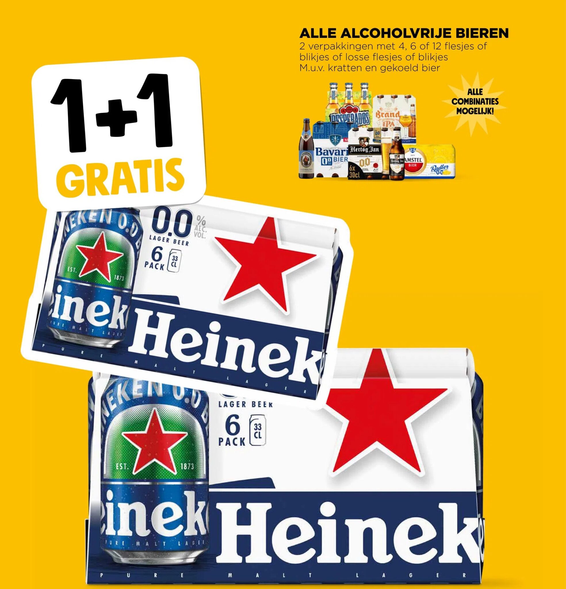 ALLE ALCOHOLVRIJE BIEREN 1+1 gratis - indebuurt Nijmegen