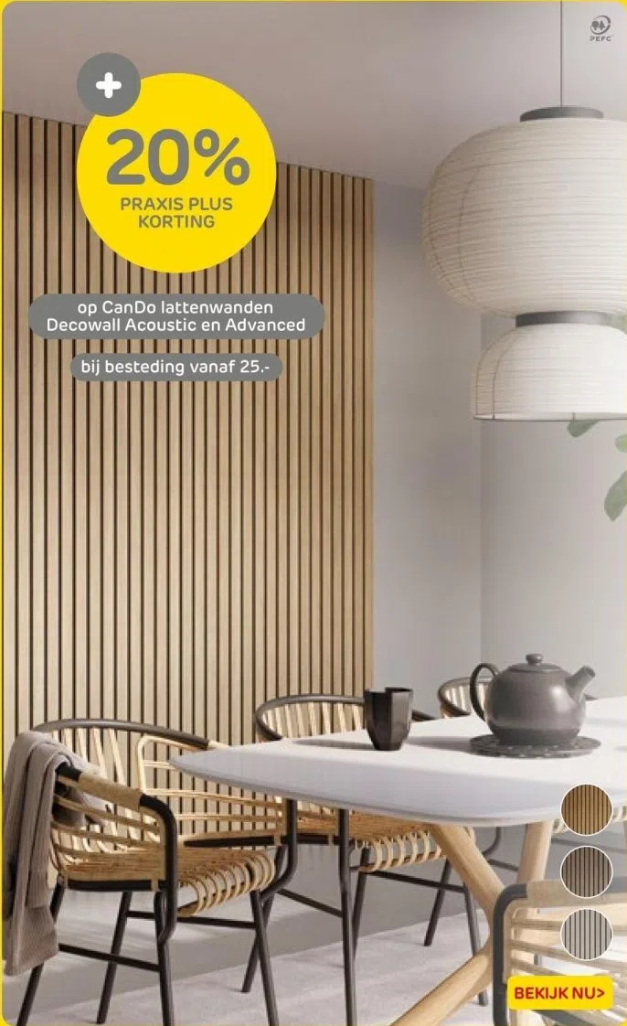 op Can Do lattenwanden Decowall Acoustic en Advanced - indebuurt Nijmegen